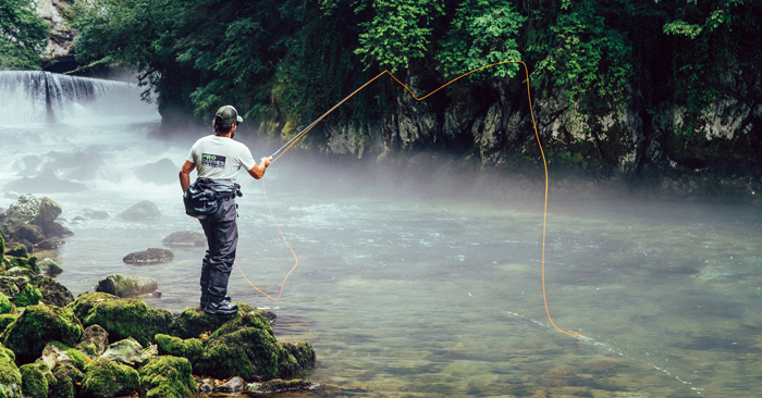 Fliegenfischen Casting